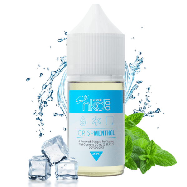 LÍQUIDO NICSALT - CRISP MENTHOL - NAKED 100