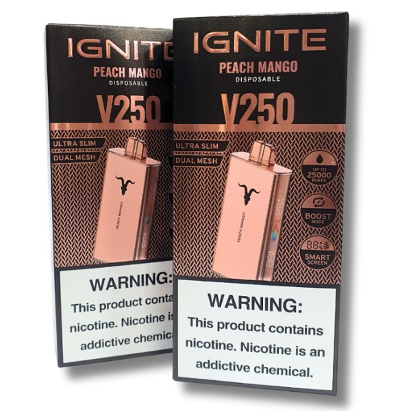 POD DESCARTÁVEL V250 IGNITE ROSE GOLD EDITION 25000 PUFFS - Universo Vapor